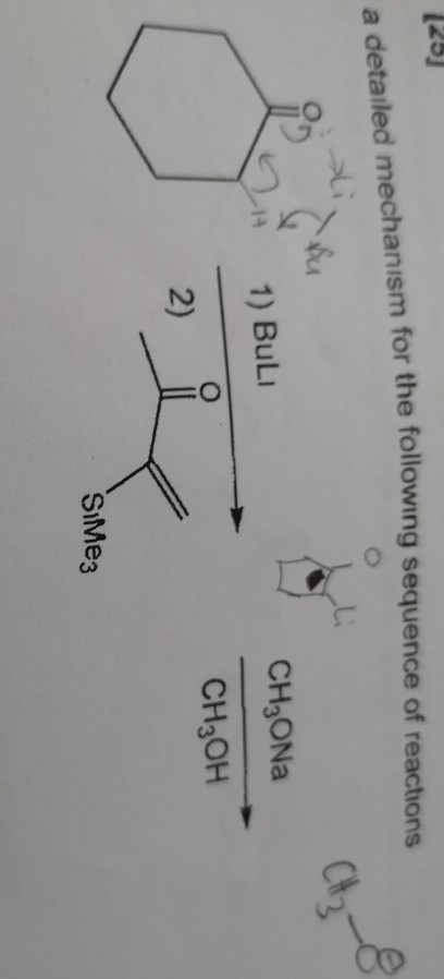 Solved (25) a detailed mechanism for the following sequence | Chegg.com