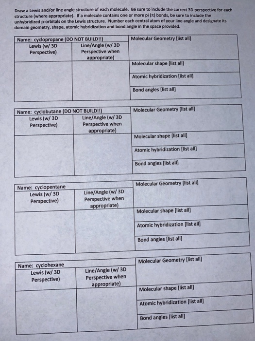 Solved Draw a Lewis and/or line angle structure of each | Chegg.com