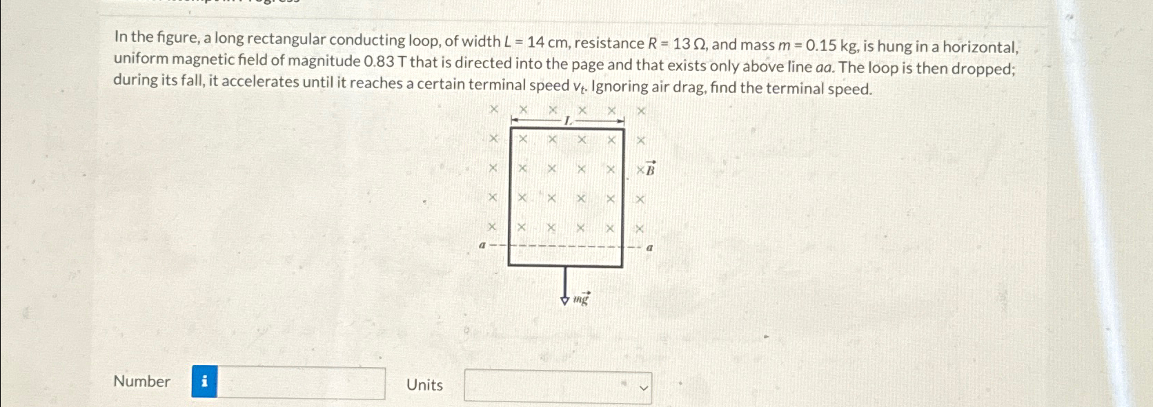 Solved In the figure, a long rectangular conducting loop, of | Chegg.com