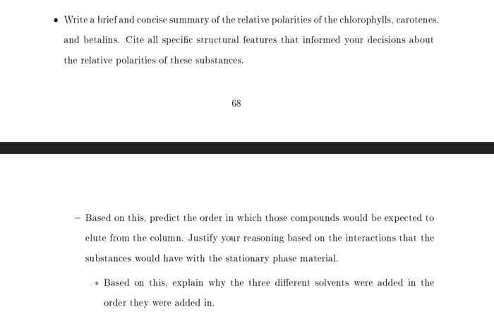 Solved - Write a brief and concise summary of the relative | Chegg.com