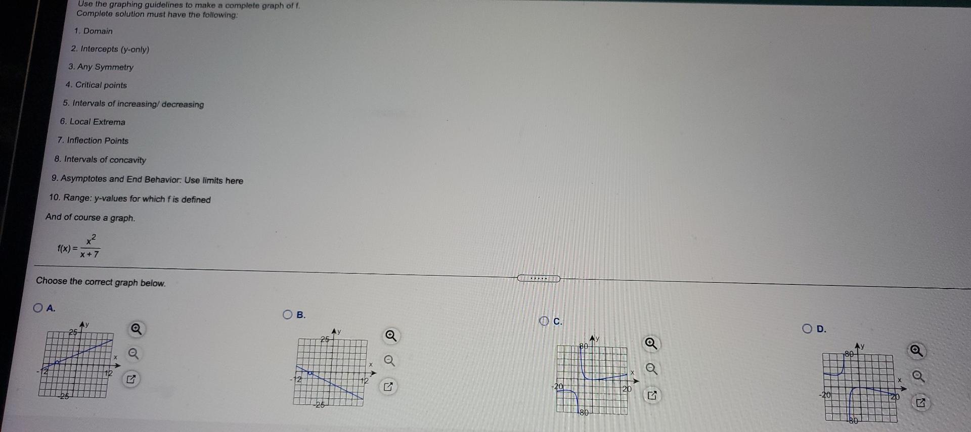 Solved Use the graphing guidelines to make a complete graph | Chegg.com