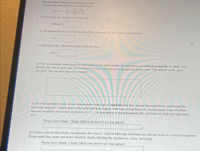 Solved This question requirn an upload for credi, Consider | Chegg.com