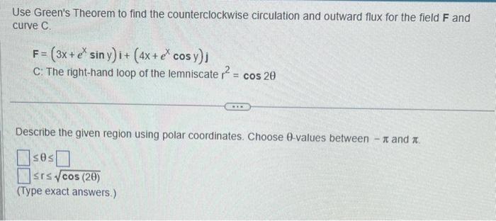 Solved Use Green's Theorem to find the counterclockwise | Chegg.com