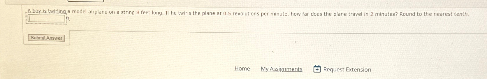 Solved A. ?2 ﻿Qy is twirling a model airplane on a string 8 | Chegg.com