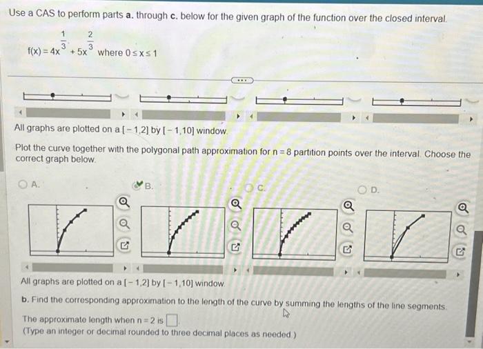 Solved Use a CAS to perform parts a. through c. below for | Chegg.com