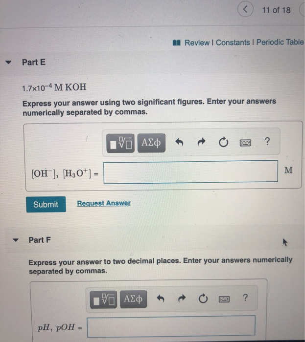 Solved For each of the following strong base solutions | Chegg.com