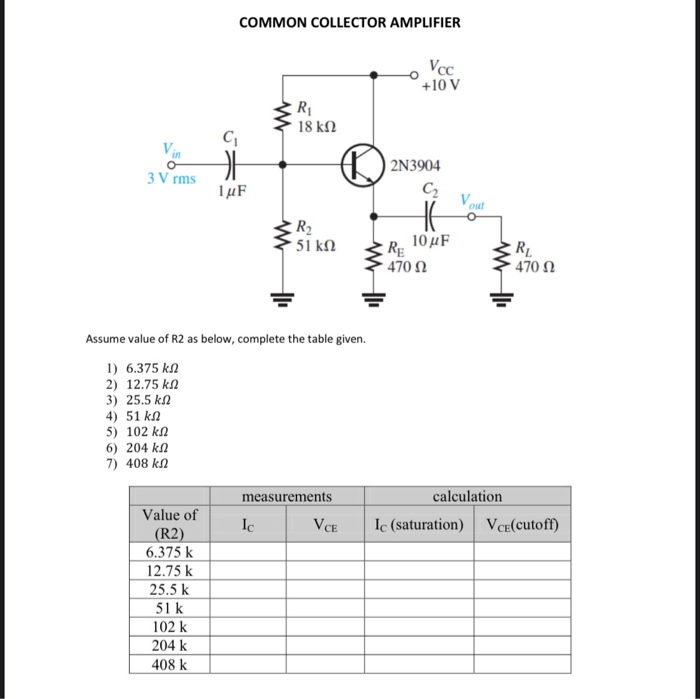 Common collector 6 7