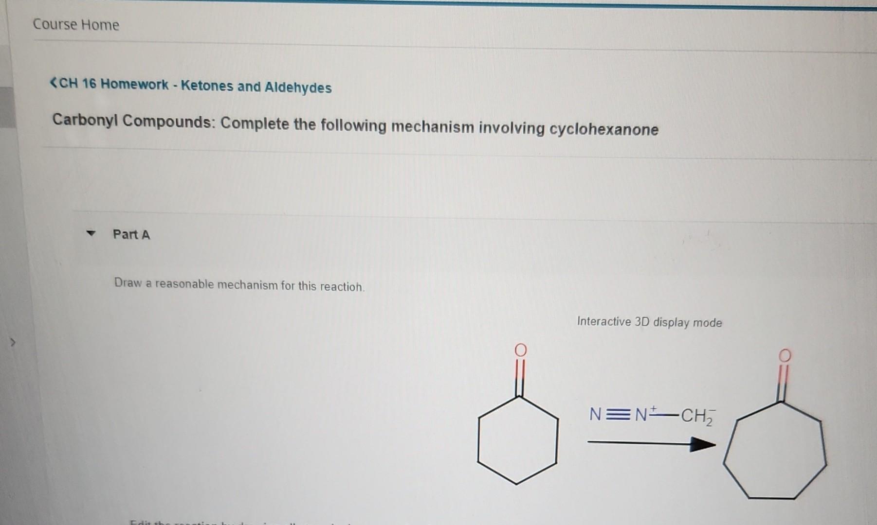 Solved Carbonyl Compounds: Complete the following mechanism | Chegg.com
