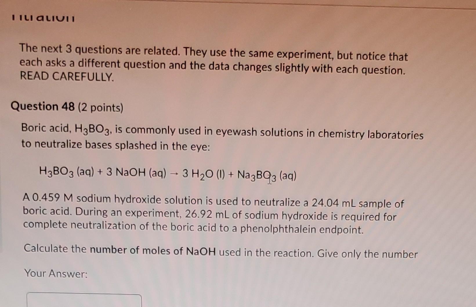 Solved HILI alivu The next 3 questions are related. They use | Chegg.com