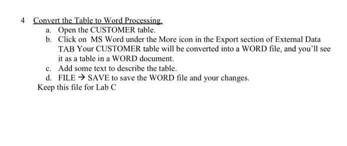 Solved III. CREATING REPORTS, FORMS, & CONVERTING DATA i | Chegg.com