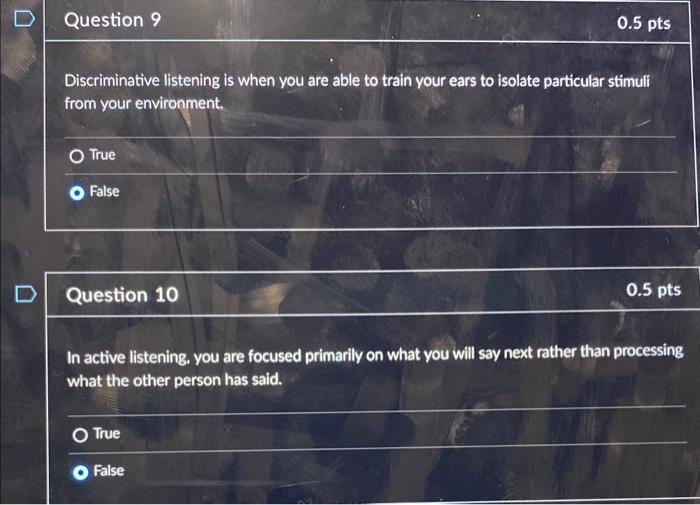 Discriminative listening is when you are able to | Chegg.com