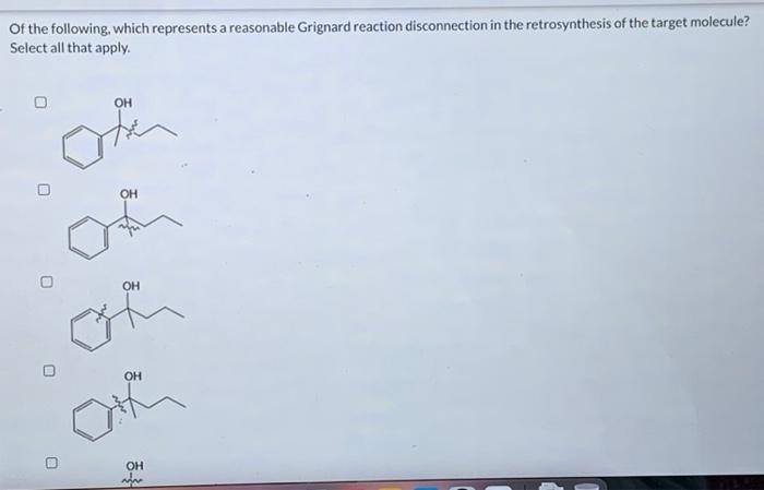 Solved Of the following, which represents a reasonable | Chegg.com
