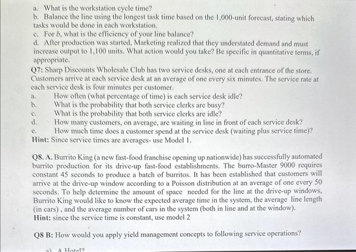 Solved - Include clear explanations for your calculations. | Chegg.com