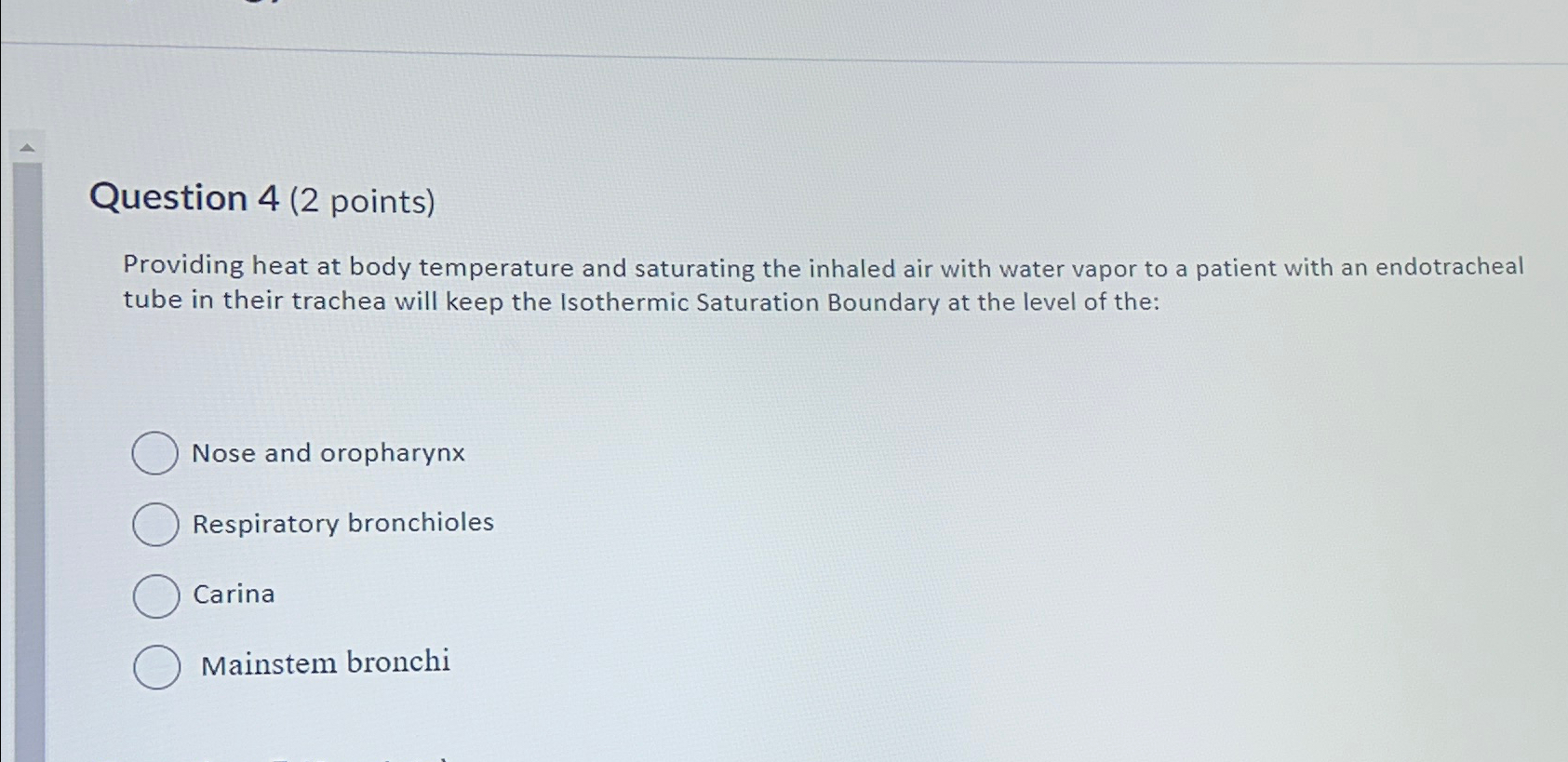 Solved Question 4 (2 ﻿points)Providing heat at body | Chegg.com