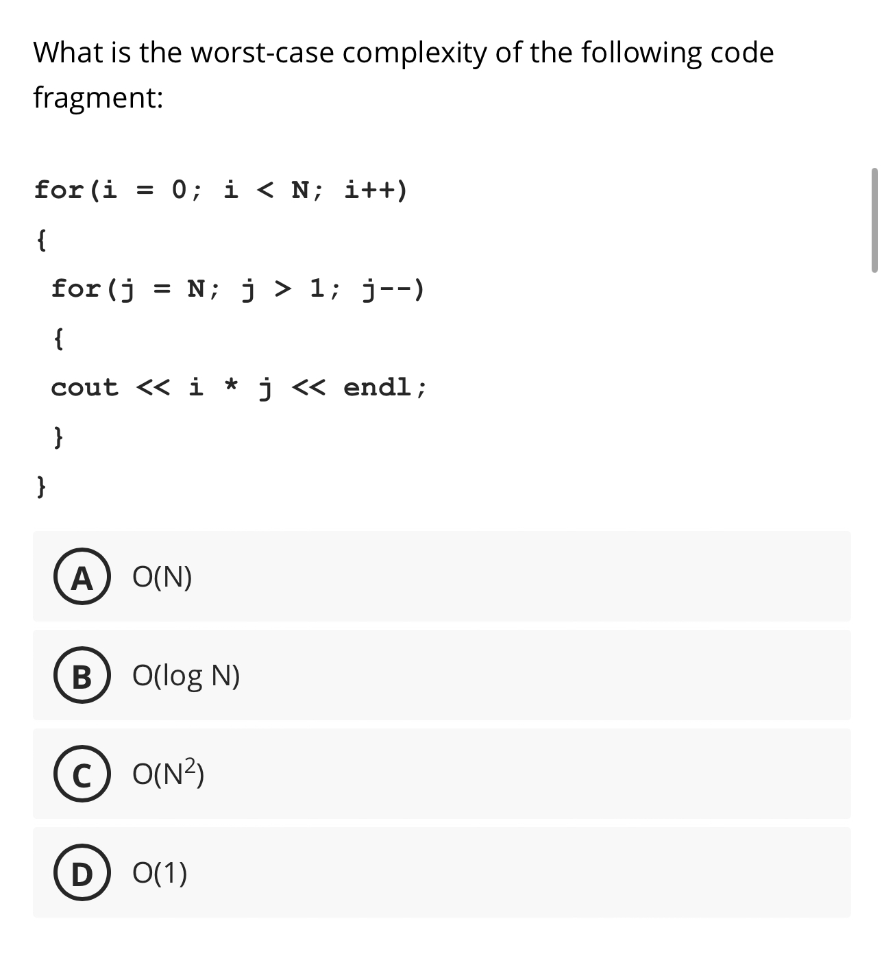 What is the worst-case complexity of the following | Chegg.com