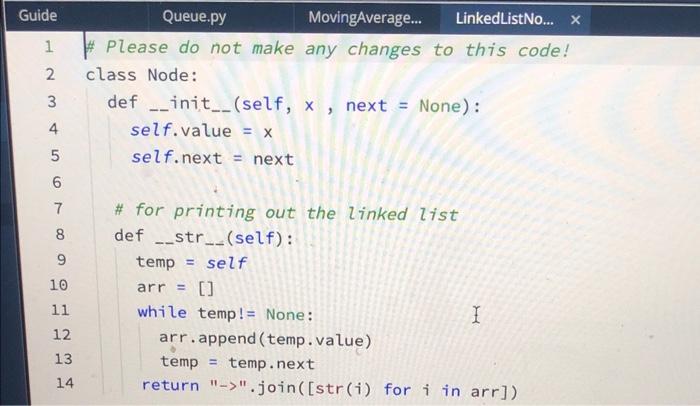 Solved 1 \#Paste your Queue class implementation from | Chegg.com