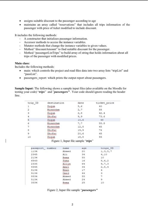 Solved The purpose of this assignment is to practice OOP | Chegg.com