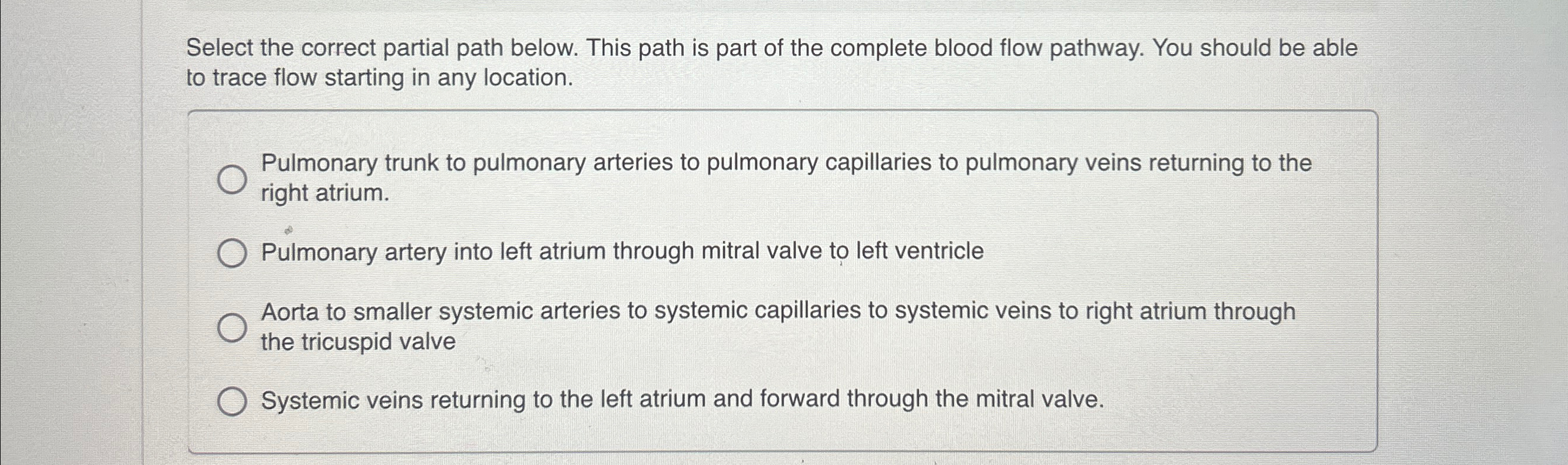Solved Select the correct partial path below. This path is | Chegg.com