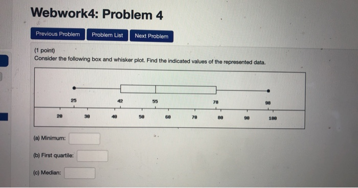 Solved Webwork4: Problem 4 Previous Problem Problem List | Chegg.com