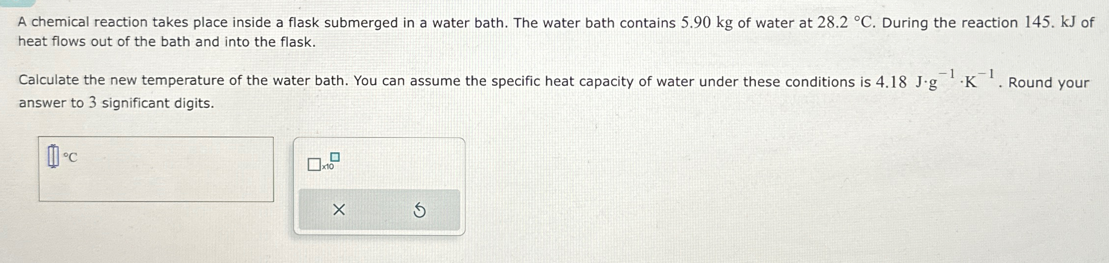 Solved A chemical reaction takes place inside a flask | Chegg.com