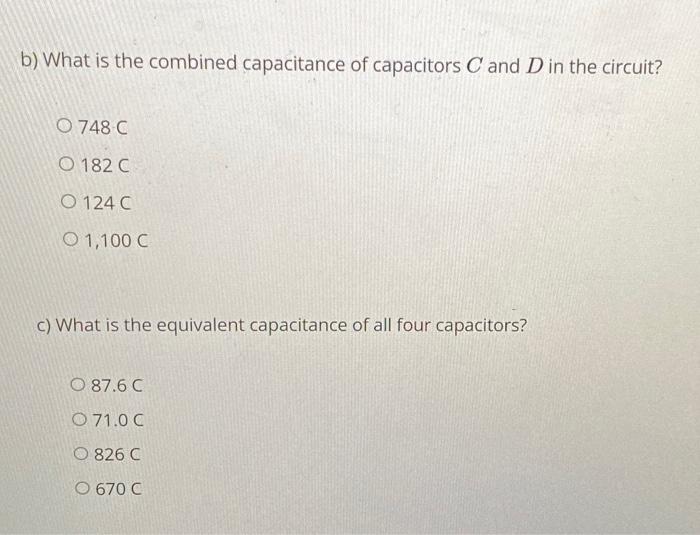 Solved The figure below shows four capacitors connected in a | Chegg.com Solved The figure below shows four capacitors connected in a | Chegg.com