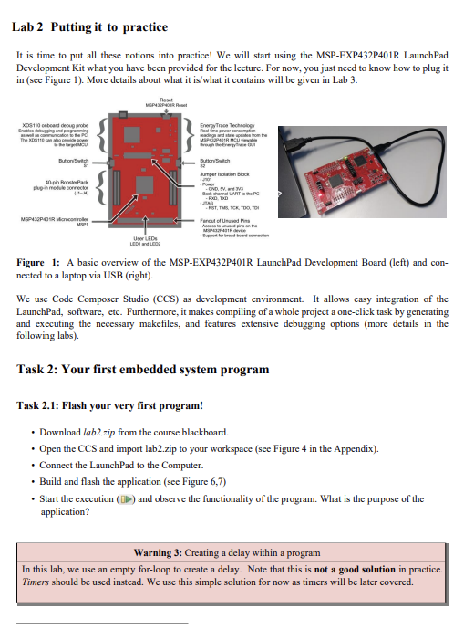 Solved Lab 2 ﻿Putting it to practiceIt is time to put all | Chegg.com