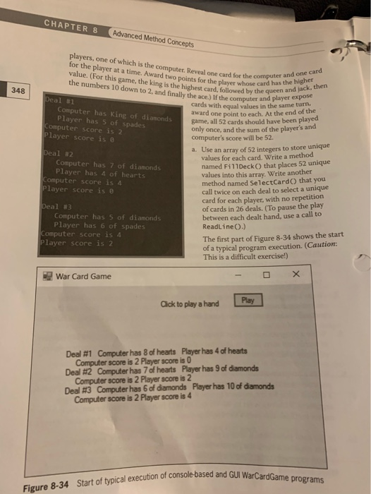 my all all Integer. 10. In the card game War, a deck | Chegg.com