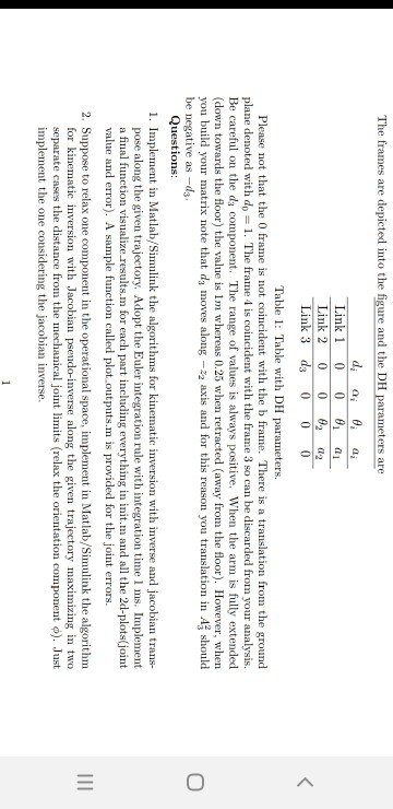 1 Direct and Inverse Kinematics Consider the SCARA | Chegg.com