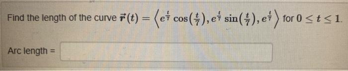 Solved Find the length of the curve | Chegg.com