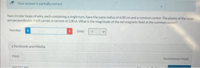 Solved Two circular loops of wire, each containing a single | Chegg.com