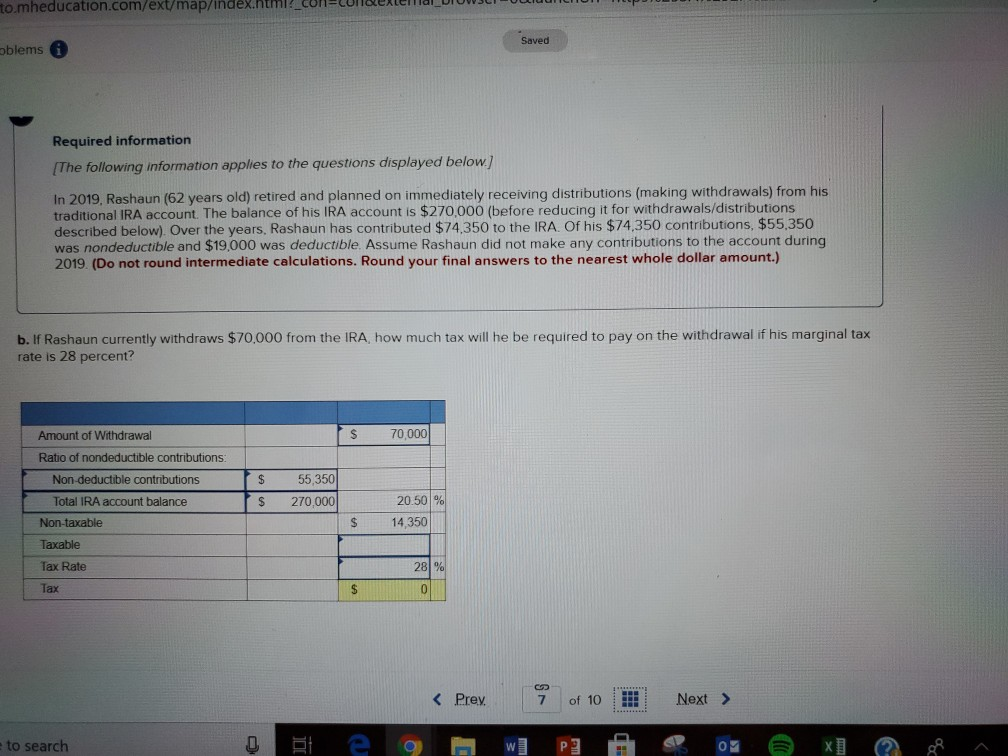 Solved to.mheducation.com/ext/map/index.html Saved oblems | Chegg.com