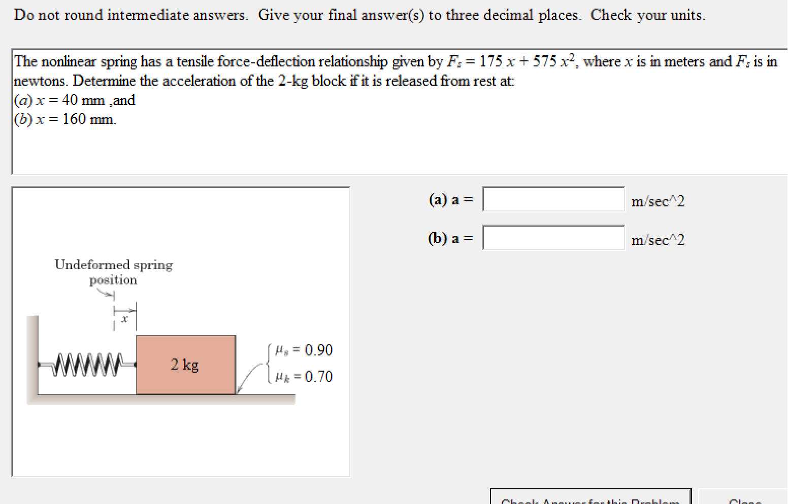 Solved Do not round intermediate answers. Give your final | Chegg.com