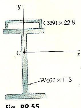 Solved The strength of the rolled W section shown is | Chegg.com