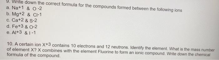 Solved 2. Fe 2+ and Fe 3+ are different -A. Ions -B. | Chegg.com