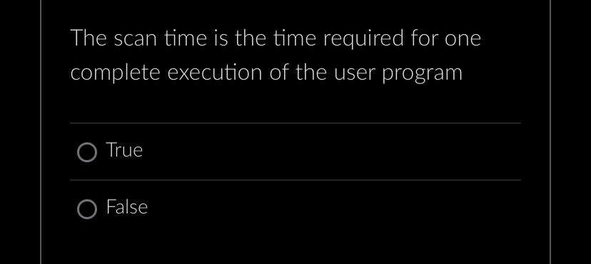 Solved The scan time is the time required for one complete | Chegg.com
