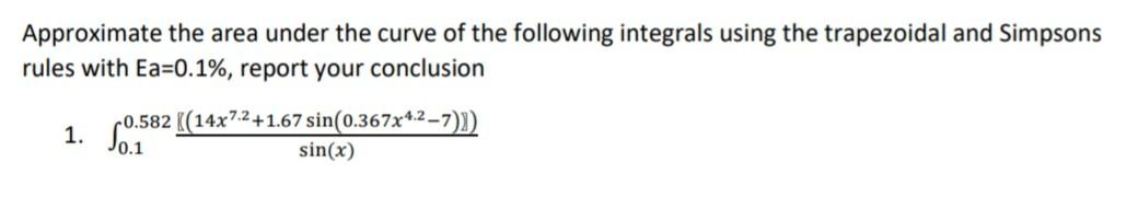 Solved Approximate the area under the curve of the following | Chegg.com