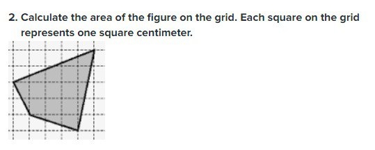 Solved Calculate the area of the figure on the grid. Each | Chegg.com