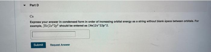 Solved Express your answer in condensed form in order of | Chegg.com
