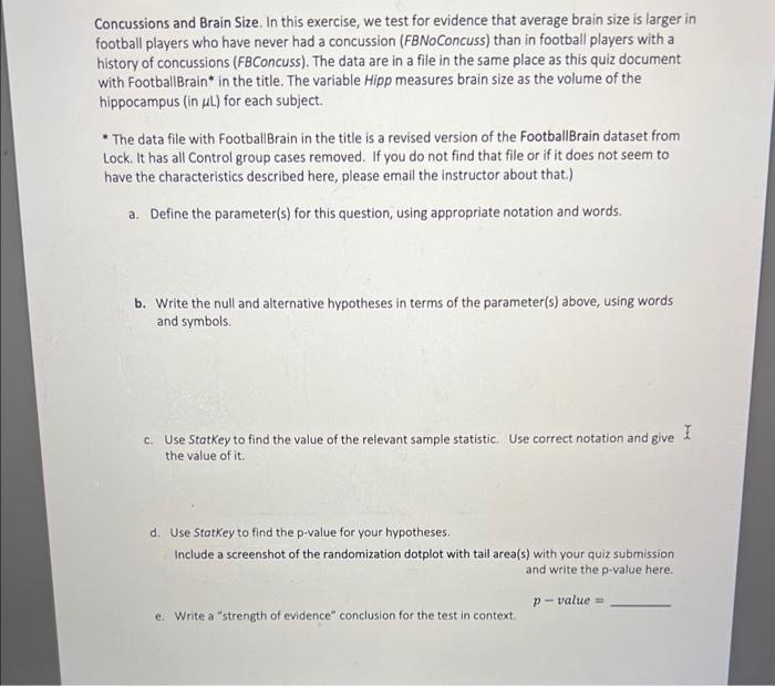 Statkey Randomization Test For A Difference In