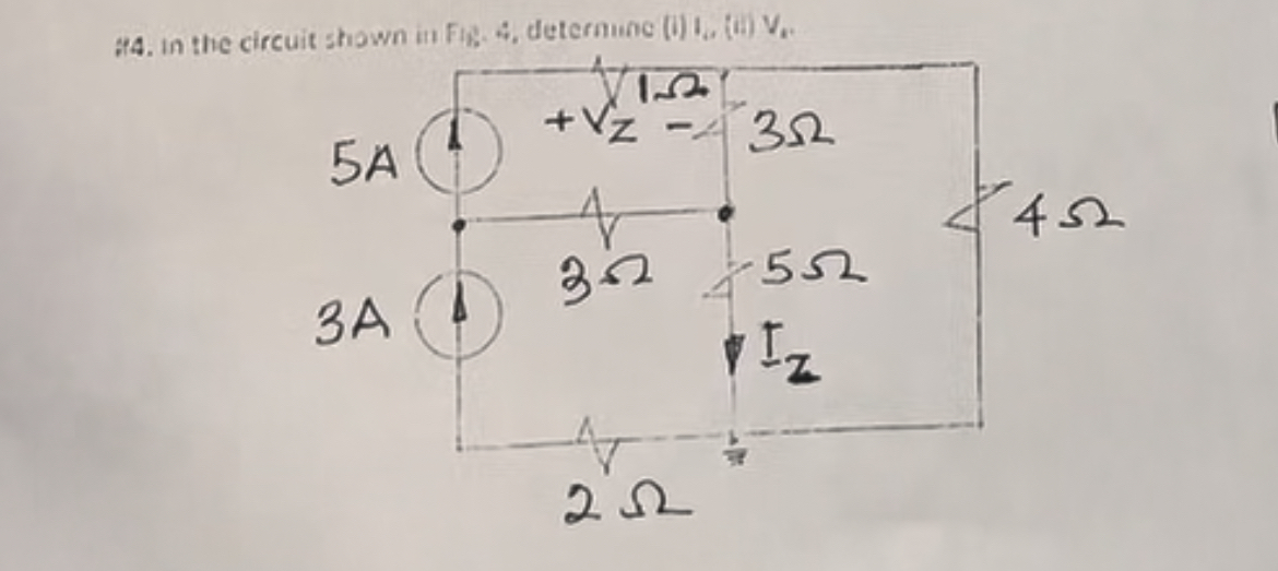 Solved In the circuit shown, determine Iz and Vz | Chegg.com