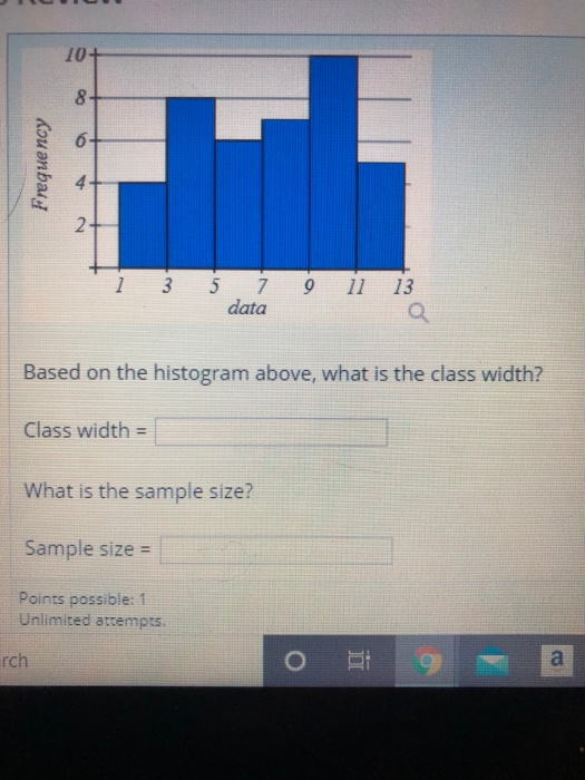 Solved Frequency 3 5 9 11 13 7 data Based on the histogram | Chegg.com