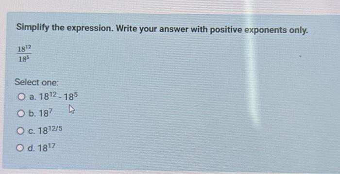 Solved Simplify the expression. Write your answer with | Chegg.com