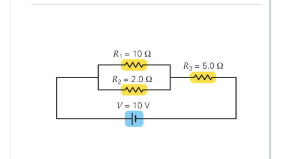 [Solved]: Part A Find the current in the 5.0 Omega resistor