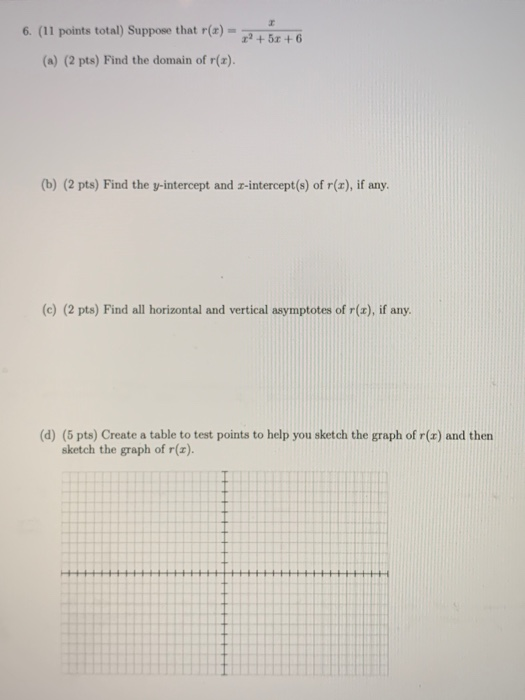 Solved 6. (11 points total) Suppose that (3) 12+51 +6 (a) (2 | Chegg.com Solved 6. (11 points total) Suppose that (3) 12+51 +6 (a) (2 | Chegg.com