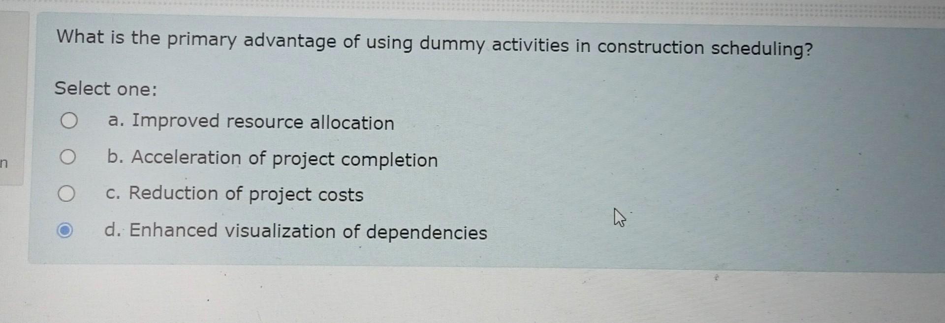 Solved What is the primary advantage of using dummy | Chegg.com