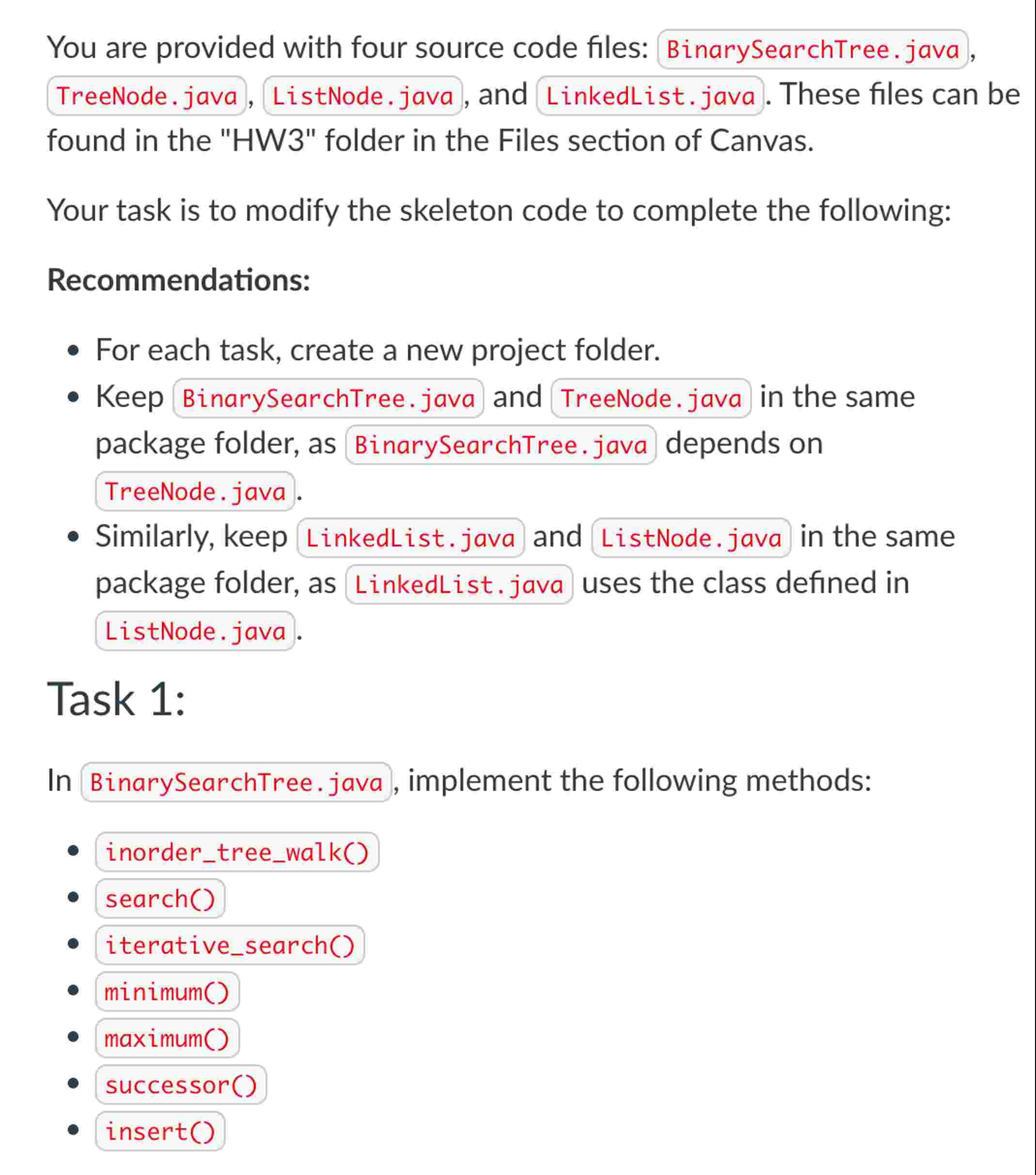 Solved Task 1: modify the skeleton code to complete the | Chegg.com