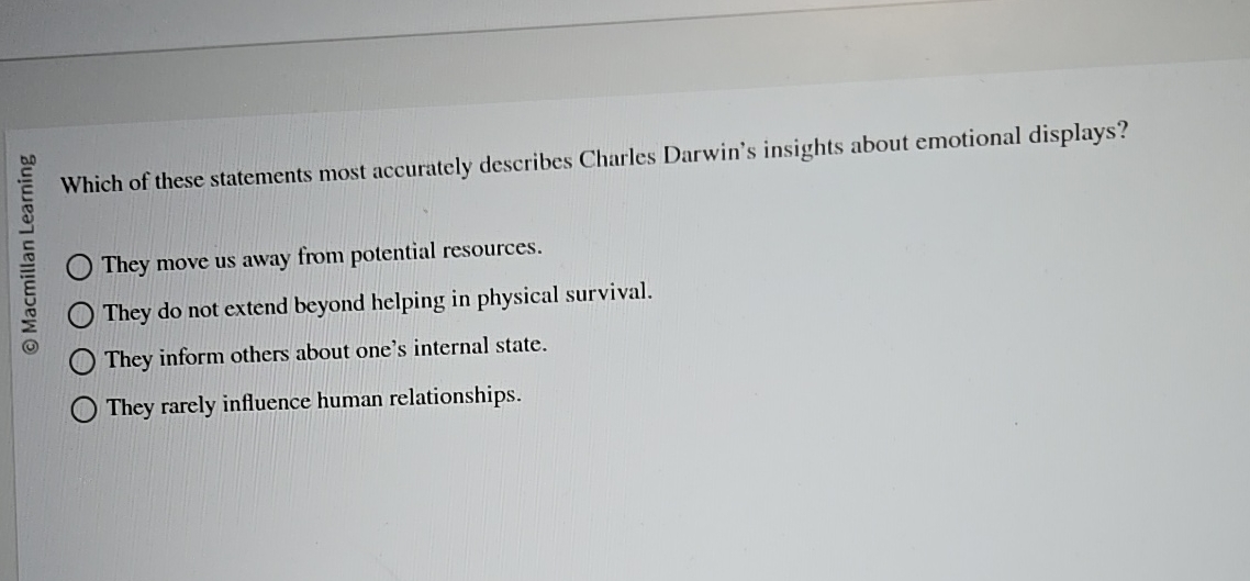 Solved Which of these statements most accurately describes | Chegg.com