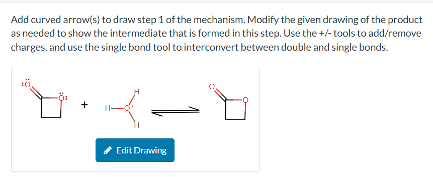 Solved Add curved arrow(s) ﻿to draw step 1 ﻿of the | Chegg.com