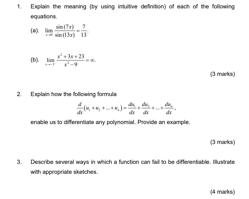 Solved Explain the meaning (by using intuitive definition) | Chegg.com