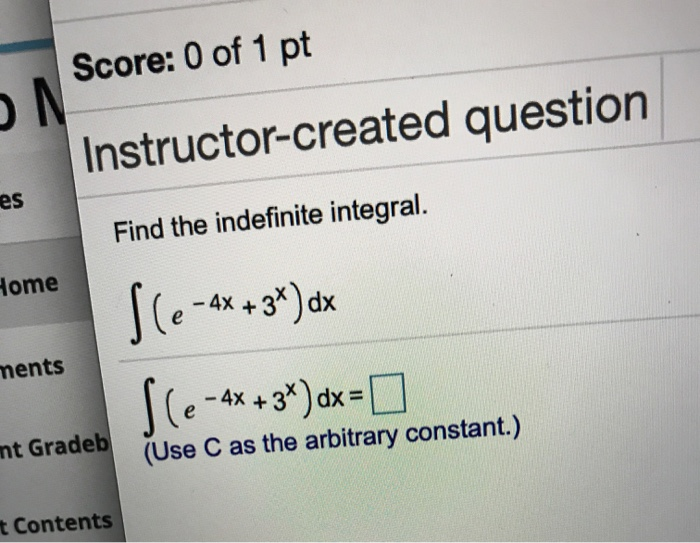 Solved Score: 0 of 1 pt Instructor-created question es Find | Chegg.com